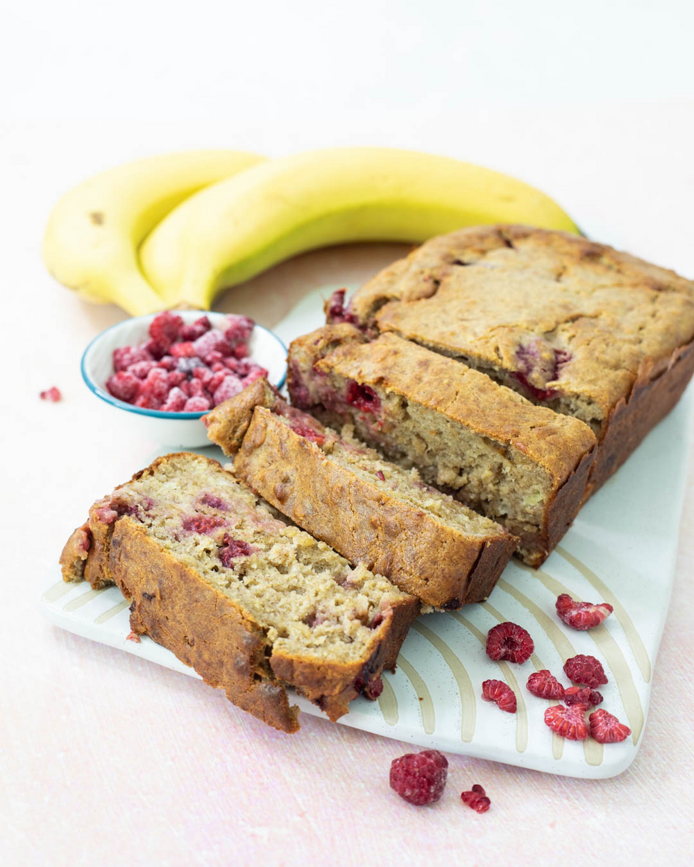 Lemon and Raspberry Banana Bread – Mummy Cooks